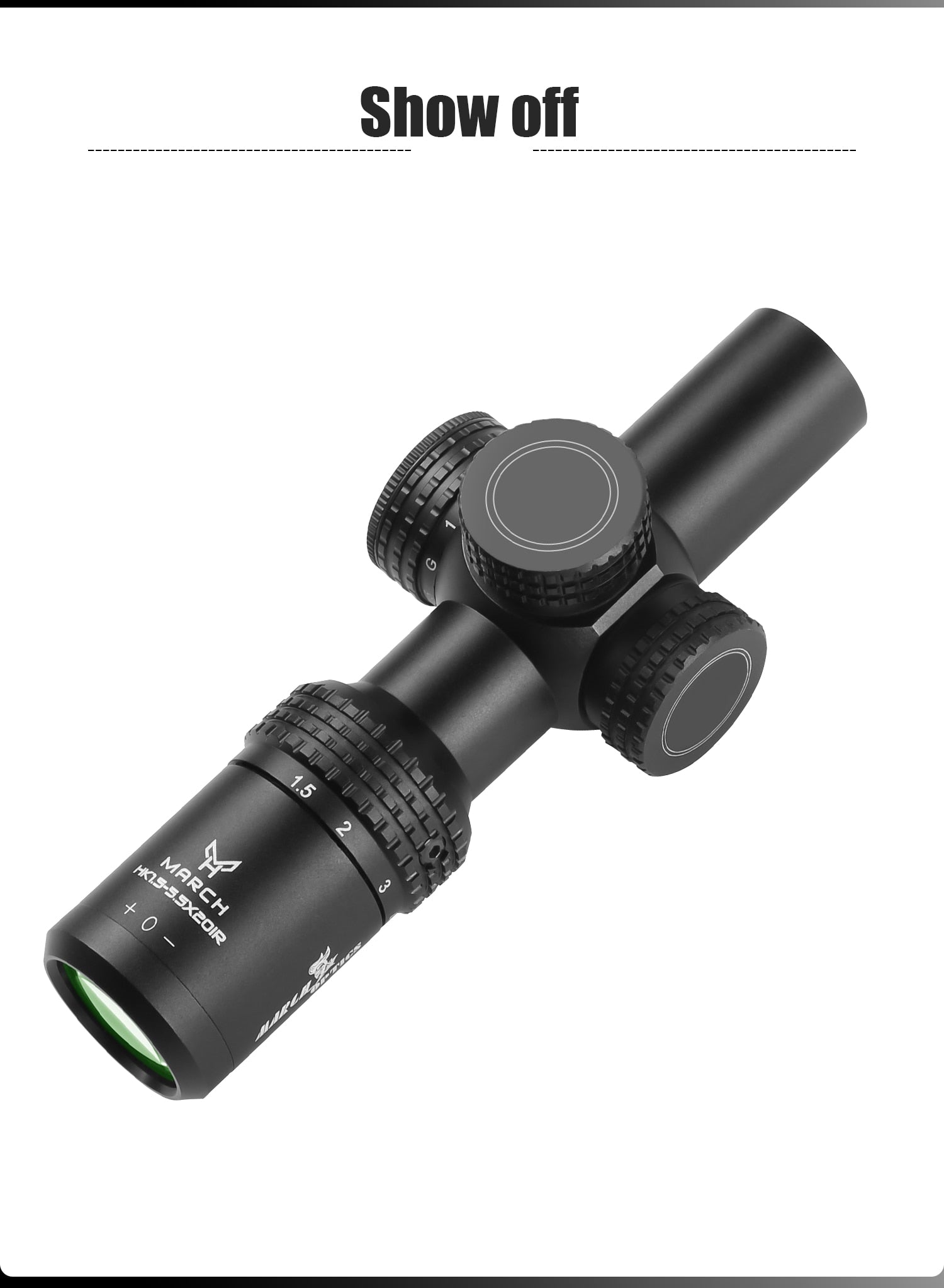 Eminent HK1.5-5.5x20IR Sight Green Red Illuminated Tactical Optic Rifl