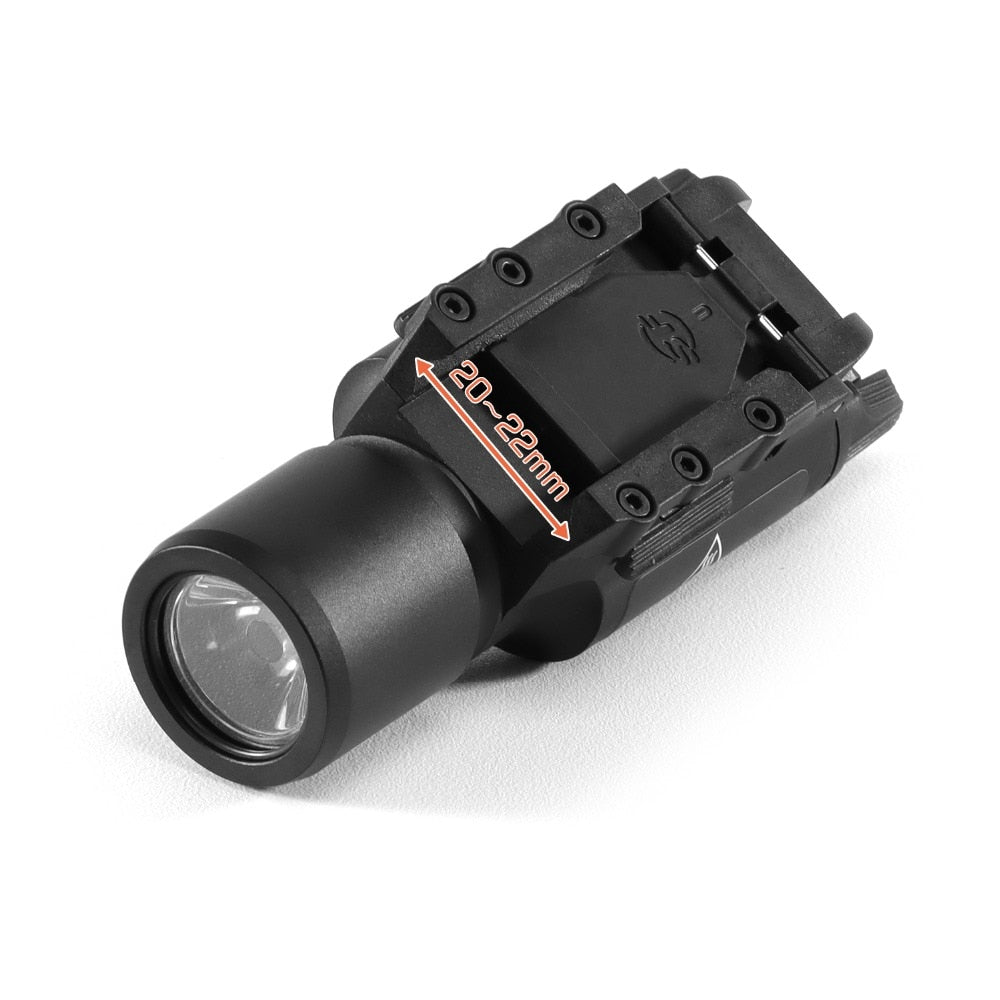 Eminent Tactical X300 Pressure switch LED Flashlight with Picatinny ...